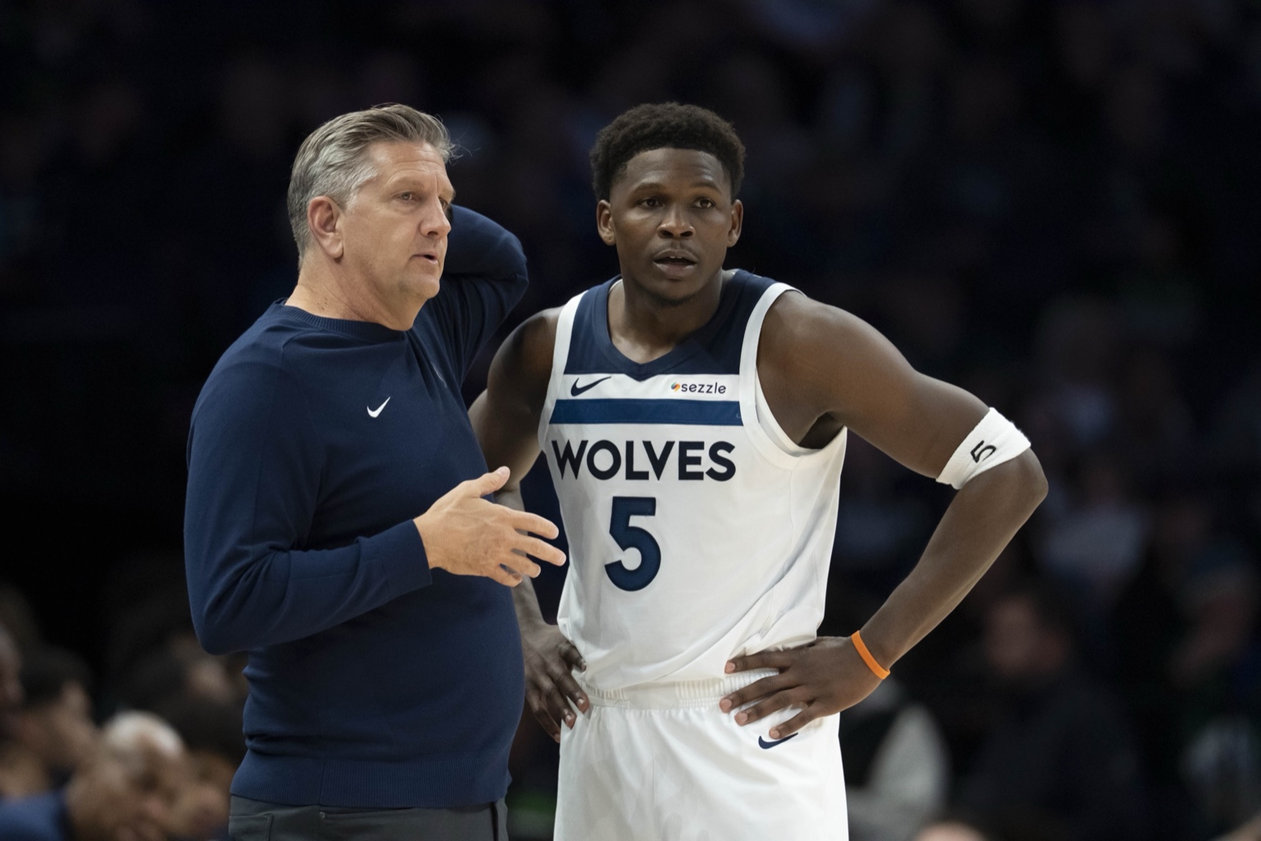 Chris Finch calls out Anthony Edwards for leaving Timberwolves bench in ...