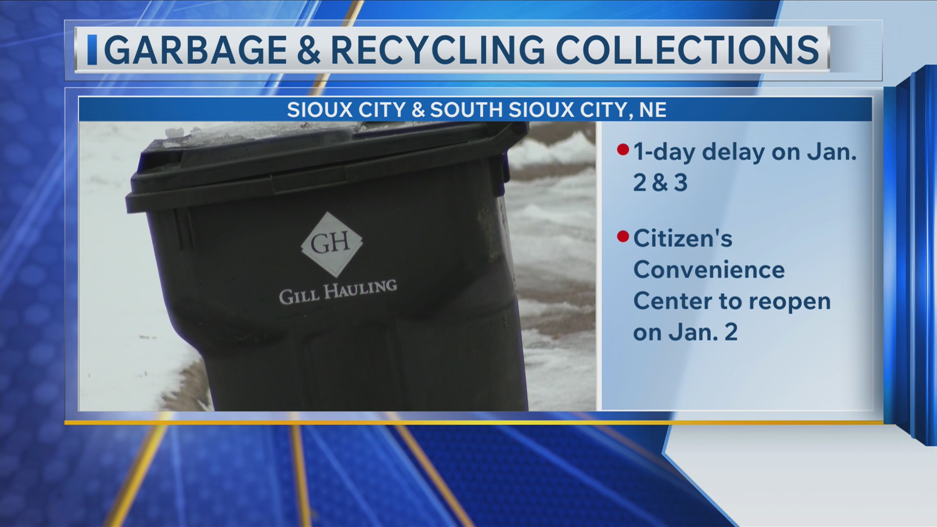Garbage & recycling collections