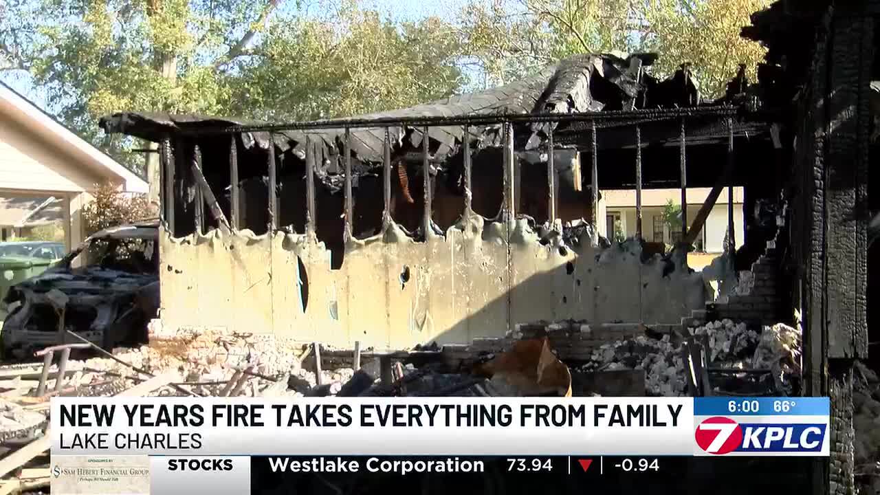 Lake Charles family loses everything in New Year’s house fire