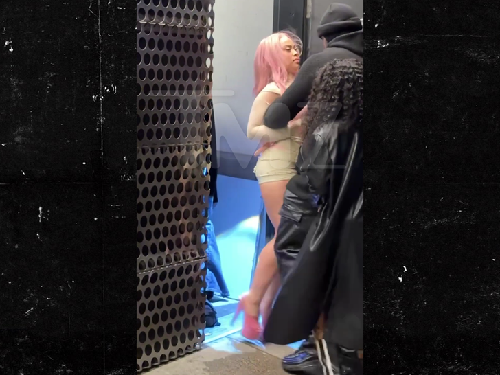 Ice Spice needs assistance leaving NYC club after wild birthday bash