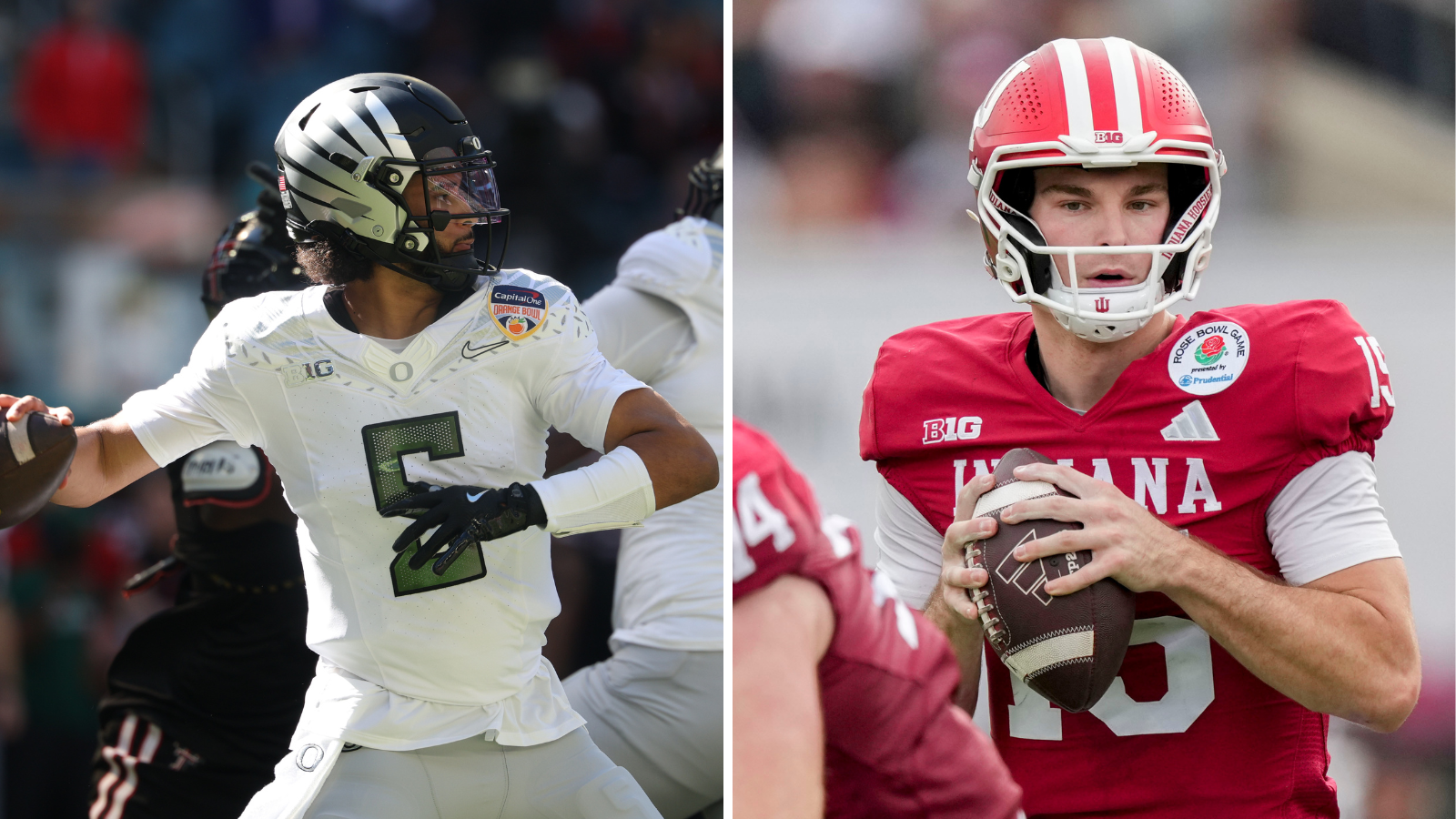 Raiders get longer look at NFL draft top 2 QBs in CFB playoff semifinals