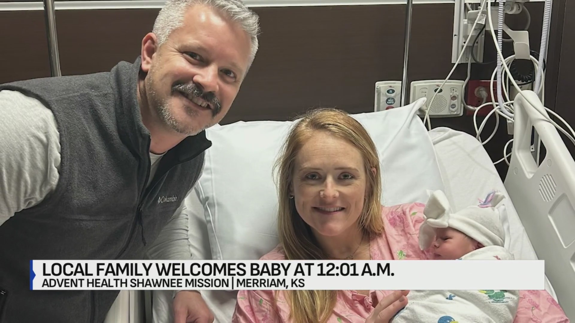 Kansas City metro's first baby of 2026 born just after midnight