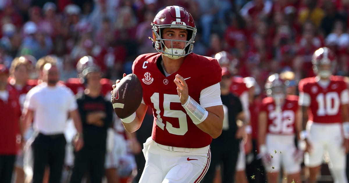 Alabama benches Ty Simpson for Austin Mack with Alabama starter dealing ...