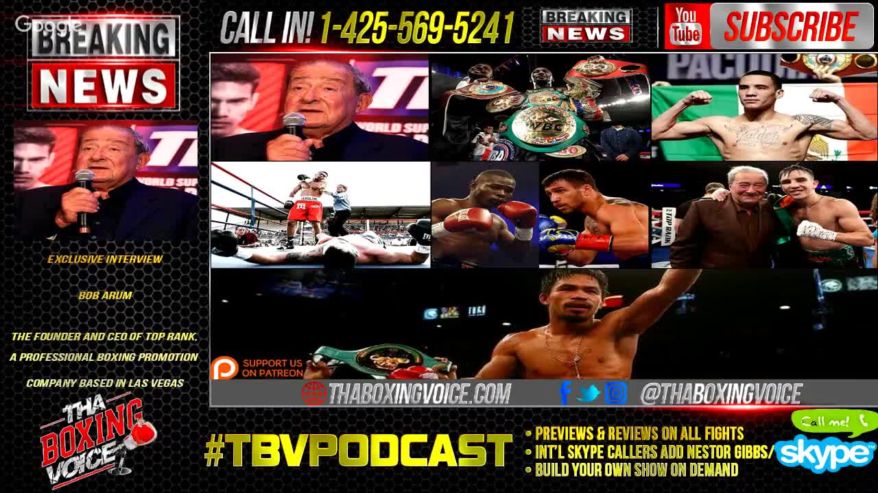 Bob Arum live on Anthony Joshua vs Joseph Parker, Lomachenko vs ...