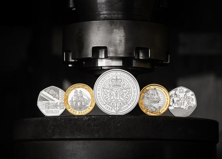 Queen Elizabeth II and British Grand Prix celebrated in 2026 coin designs