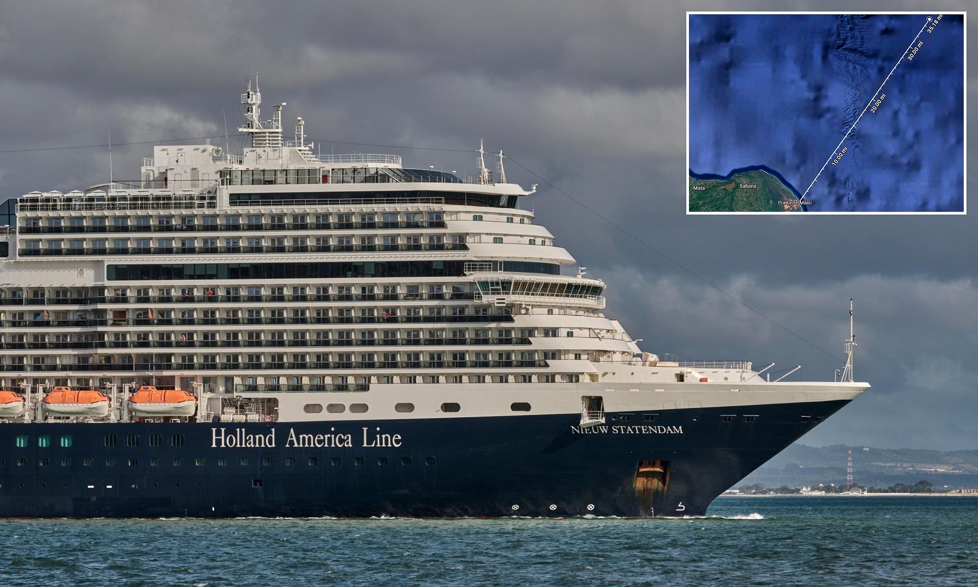 Frantic hunt for woman who fell off cruise ship sailing from Florida