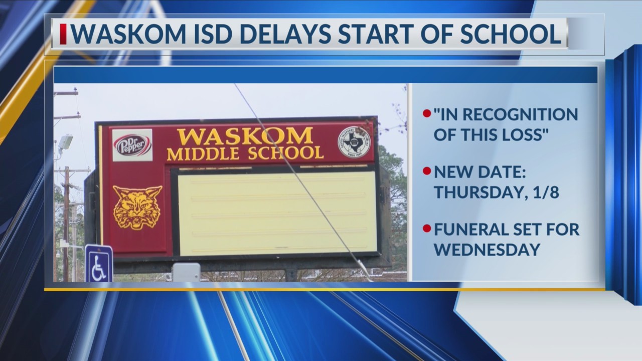 Waskom ISD mourns loss of students in house fire, delays school start date