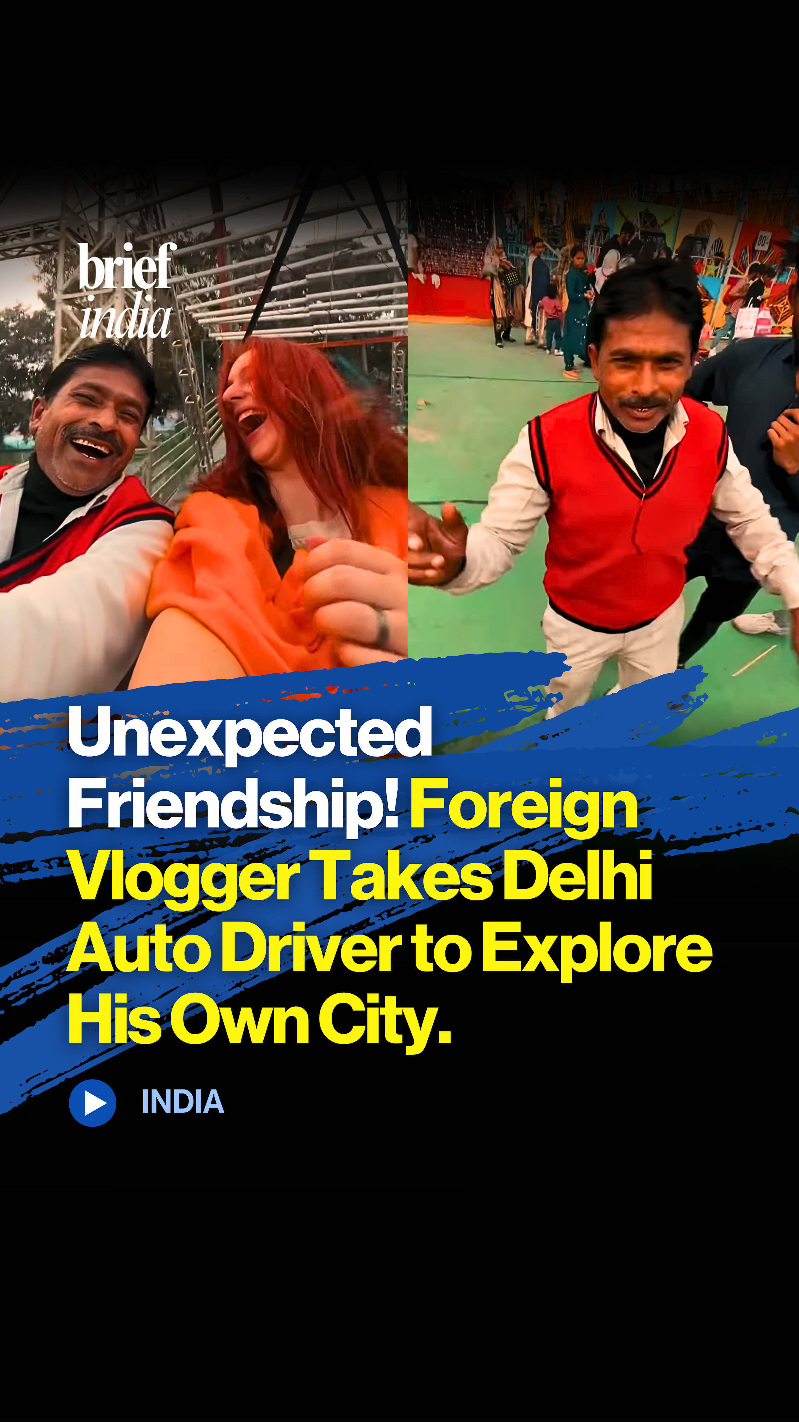 Foreign vlogger turns Delhi auto driver into tourist for a day