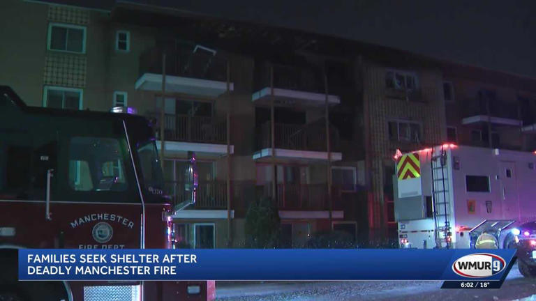 Dozens of people forced out of homes by fire in Manchester