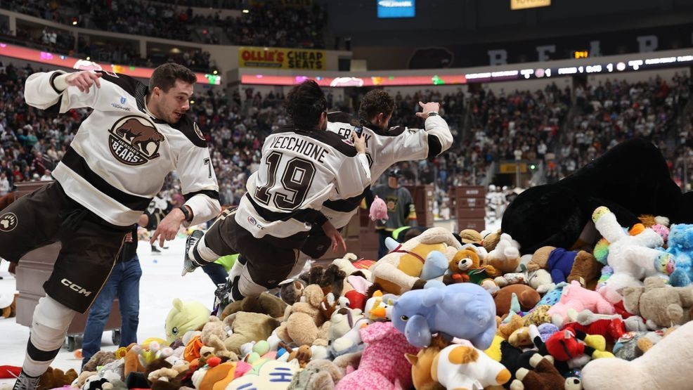 Hershey Bears to host annual Teddy Bear Toss this Sunday