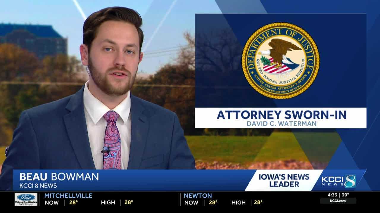 US attorney for Southern Iowa David Waterman sworn in