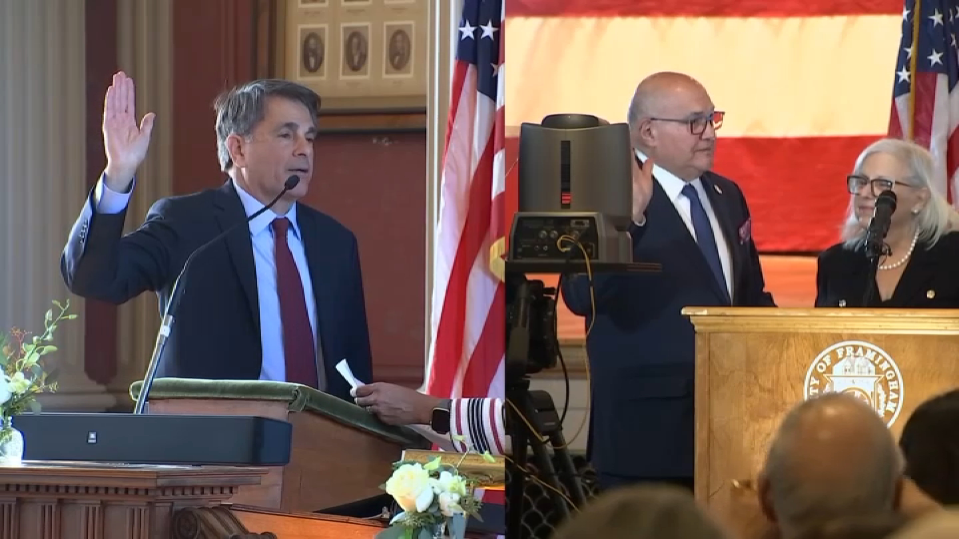 Mass. leaders address road ahead at New Year's Day inauguration ceremonies