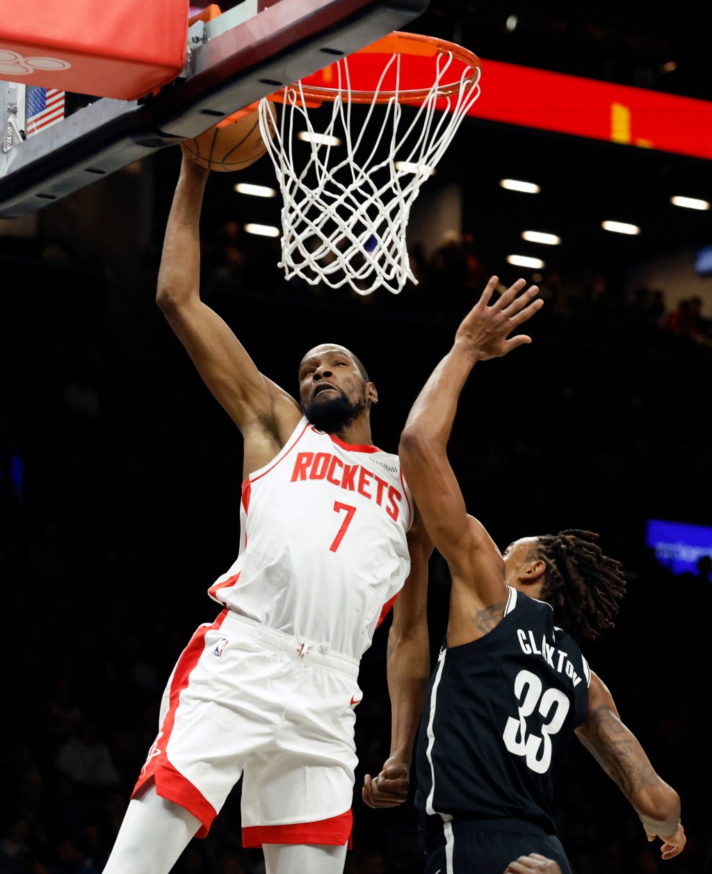 Shorthanded Nets get blown out by Kevin Durant, Rockets