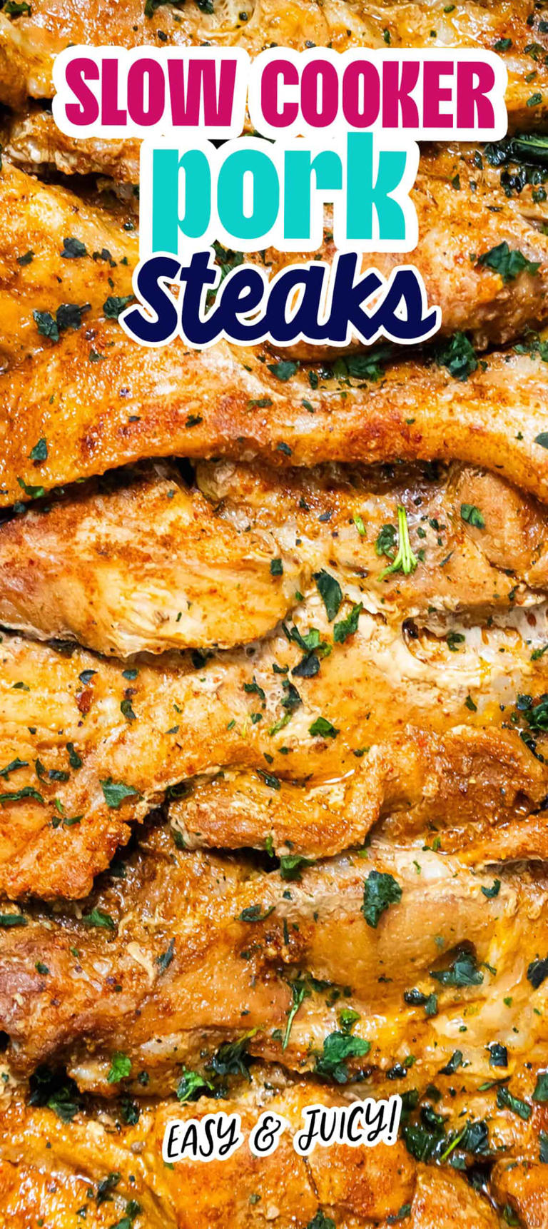 Crock pot pork steaks