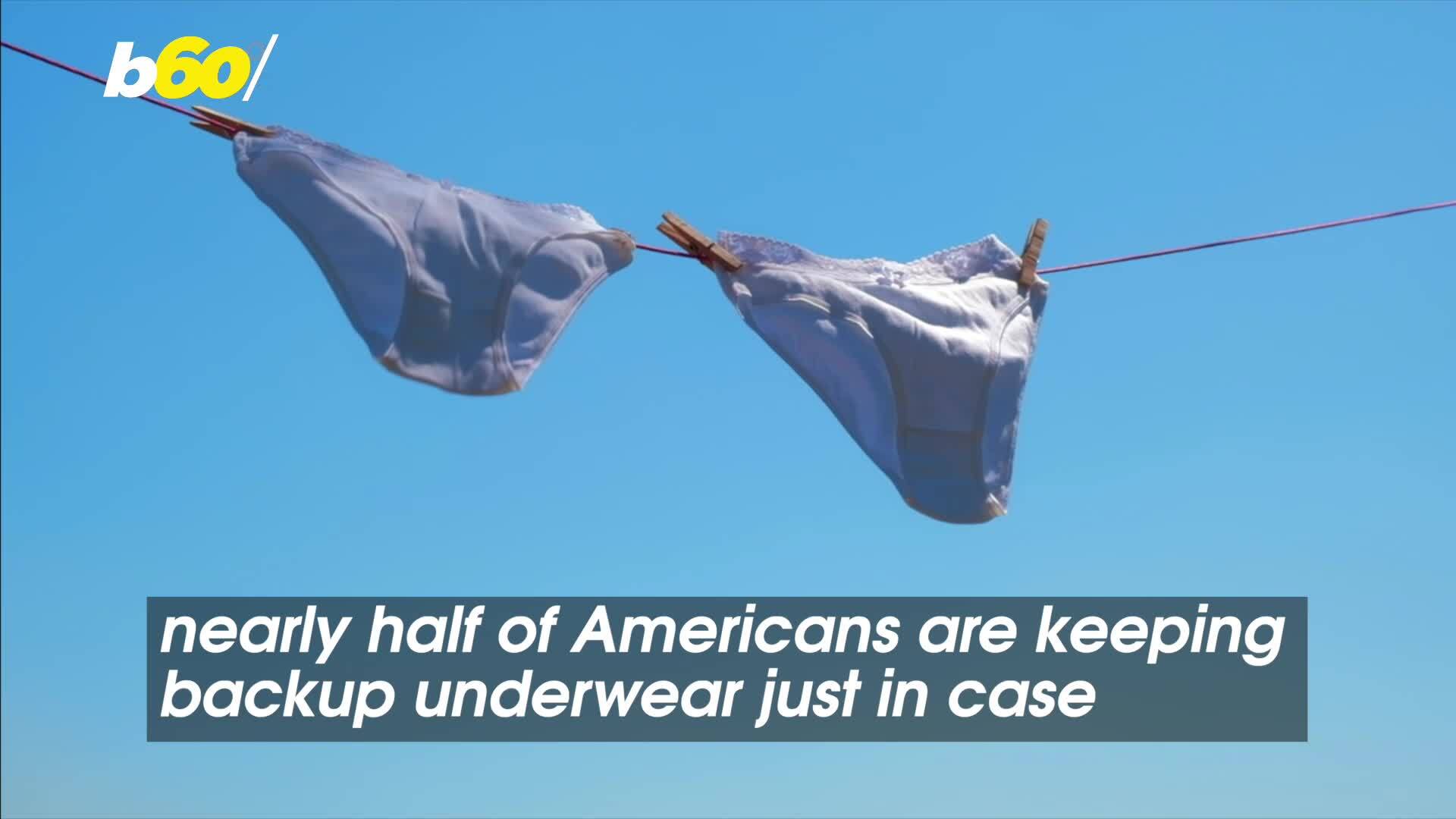 Nearly half of Americans carry backup underwear — here’s the reason why