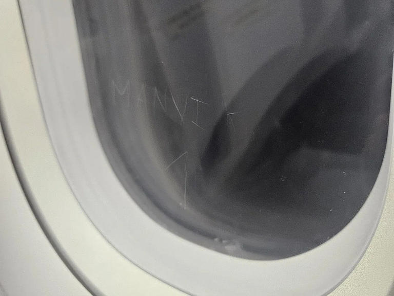 IndiGo aircraft window defaced by passenger, raises in-flight etiquette ...