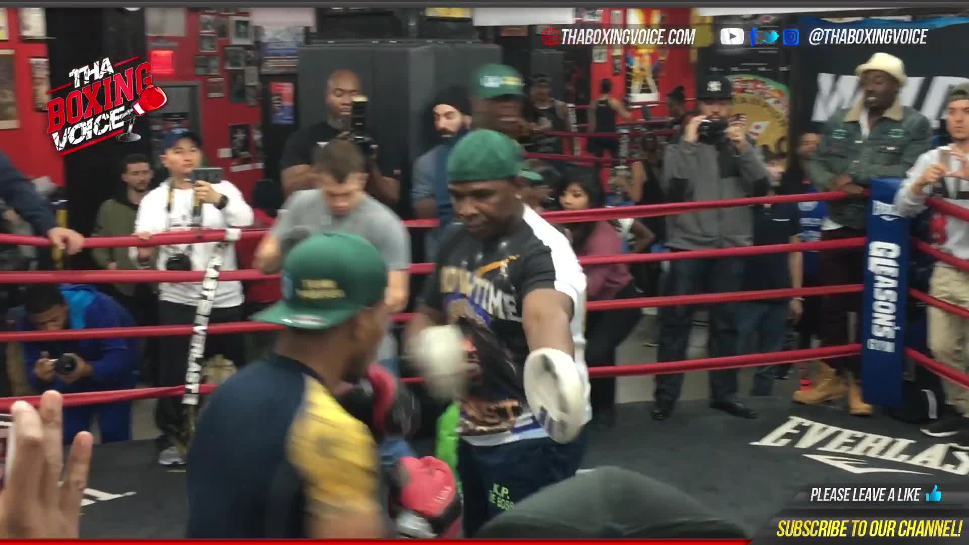 Shawn Porter Ken Porter showing us the Porter way on the pads @ Gleason ...