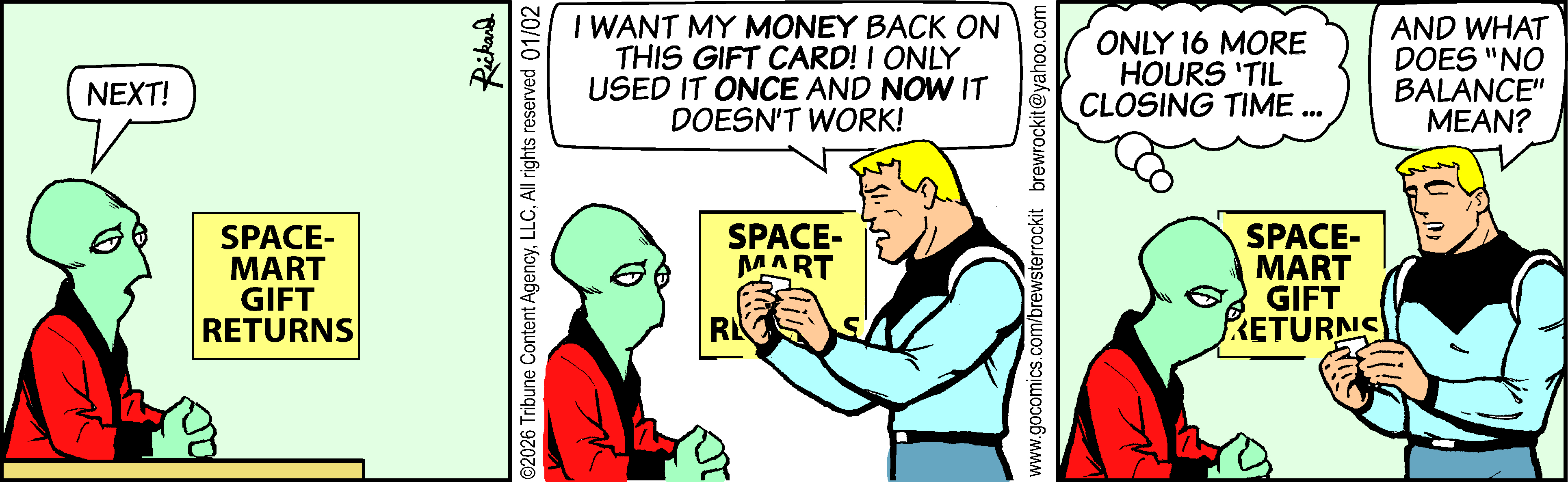 Brewster Rockit by Tim Rickard