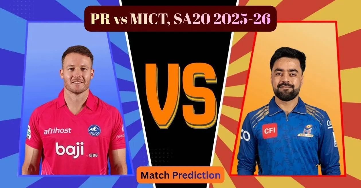 PR vs MICT, SA20 2025-26, match prediction: Who will win today’s game ...