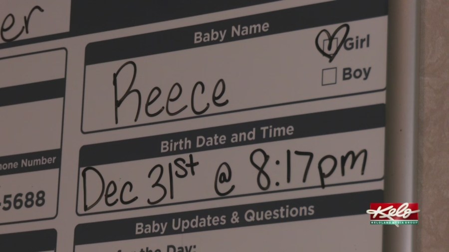 Baby girl one of the last 2025 babies born at Sanford