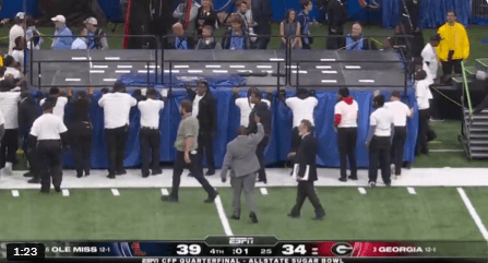 Ole Miss-Georgia thriller comes to chaotic CFP finish — twice — for ...