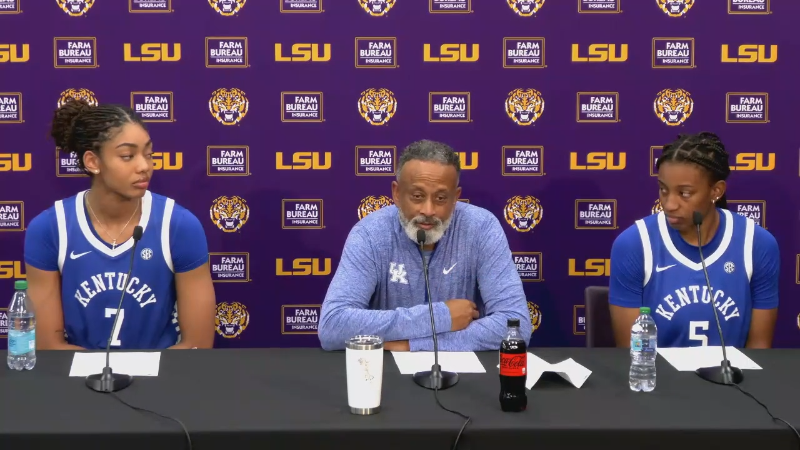 Watch: Kenny Brooks, players talk about UK women's basketball's win ...