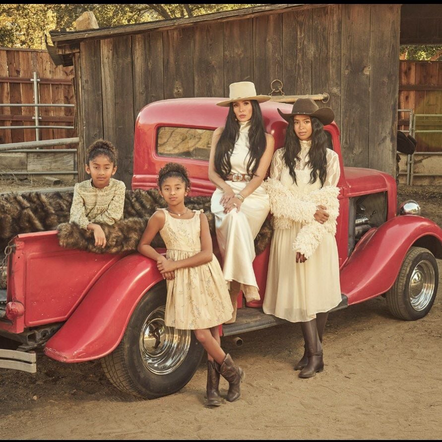 Vanessa Bryant shares first family photo of 2026 in cowgirl style