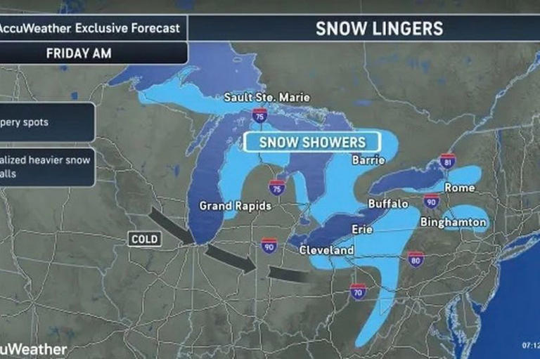 New York braces for bitter first weekend of 2026 as parade of storms ...