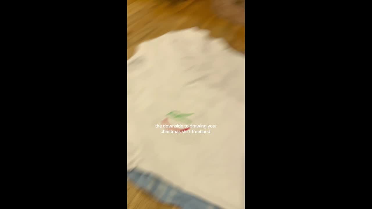 Hey Siri, how do you spell…? Brother’s freehand Christmas T‑shirt ends ...