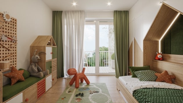 Mit Waffe hantiert, Schuss trifft Kinderzimmer