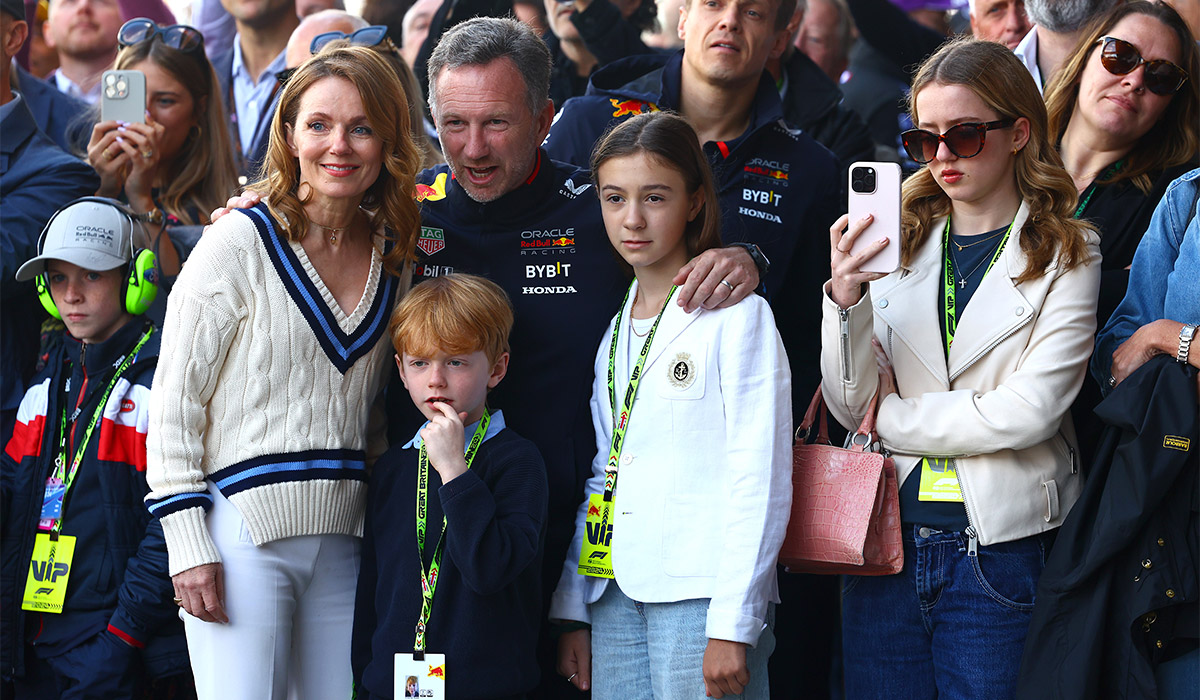 Inside Geri and Christian Horner’s blended family dynamic amid ...