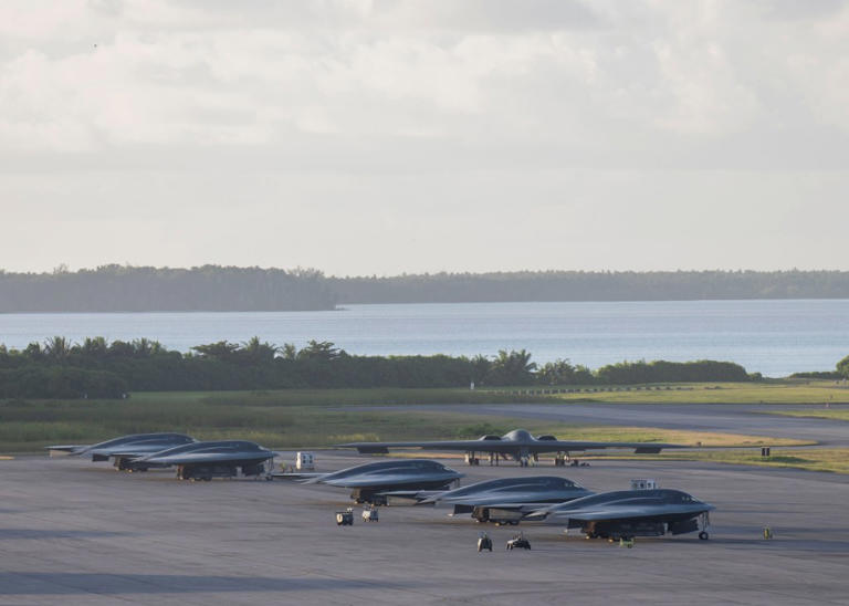 Following the US bomber task force around the world in 2025
