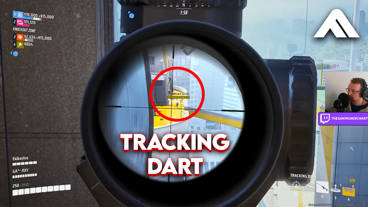 The finals tracking dart makes ambushes impossible to hide