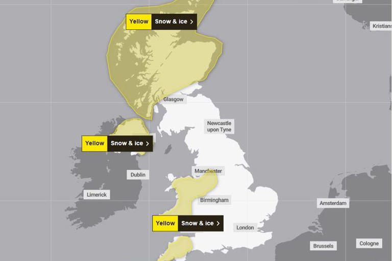 UKHSA extends amber cold health alert affecting all of England as 'rise ...