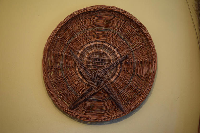 Irish basket weaver takes craft to Glastonbury and beyond