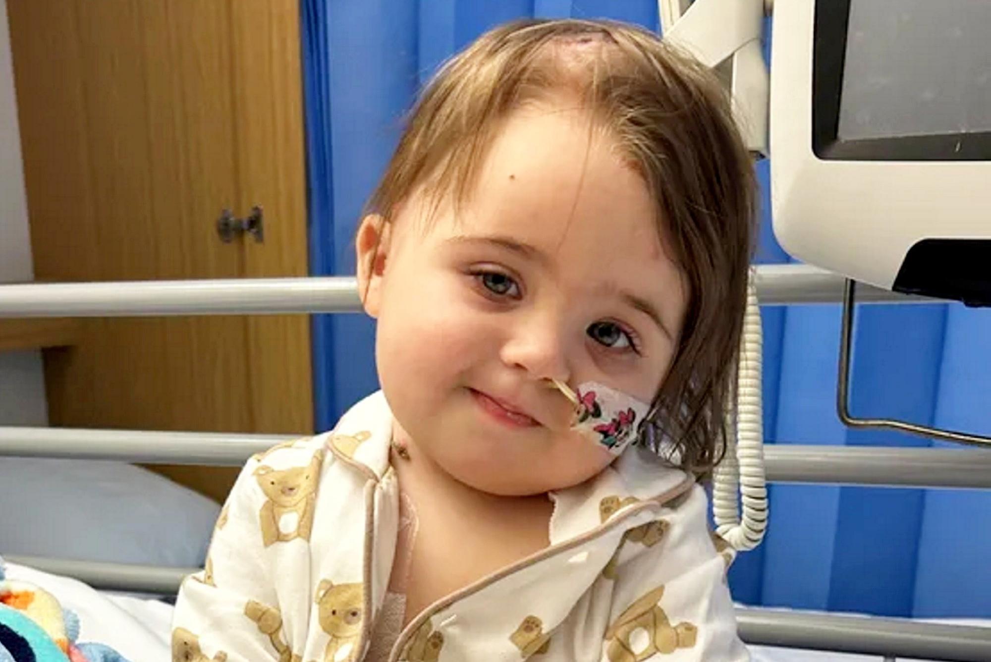 Toddler's 'head tilt' dismissed as ear problem at Bedford Hospital was ...