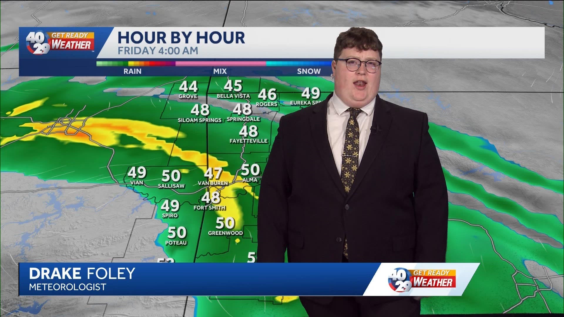 A wet Friday morning ahead for some in Arkansas