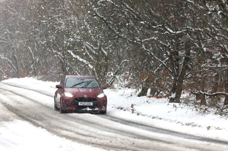 Weather maps show when snow will lie across North East for first time ...