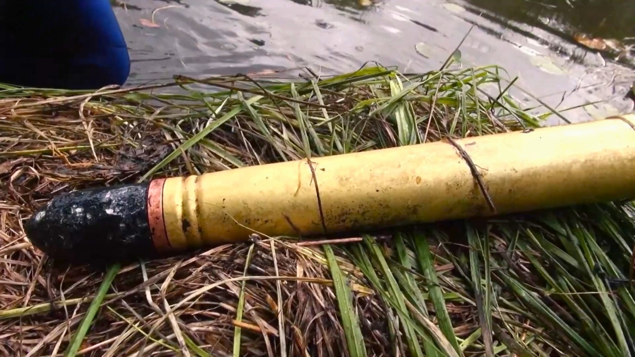 Magnet fishing jackpot shiny 1939 flak shells and a call to the bomb squad