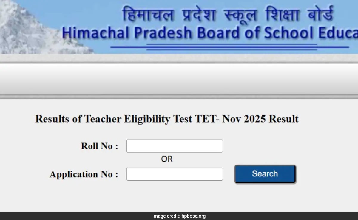 HP TET November 2025 result out: Here's direct link to download scorecard