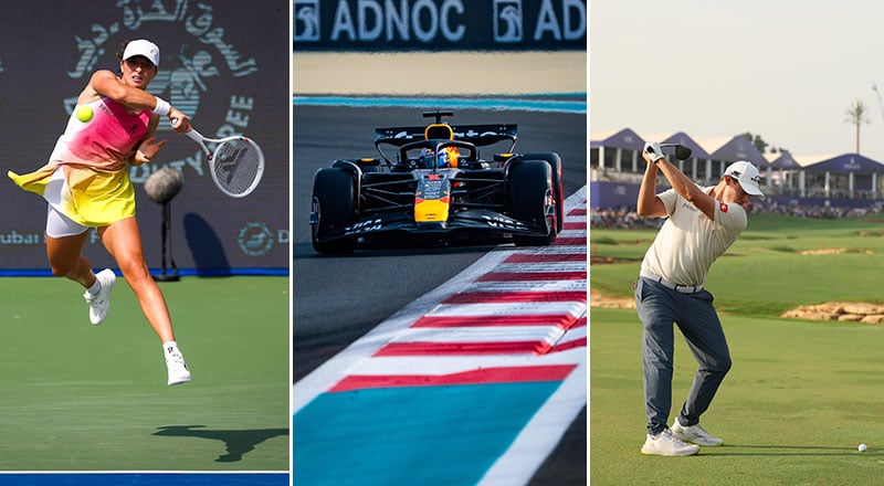 The biggest sporting events in the UAE in 2026