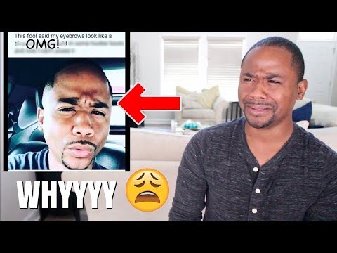 The internet roasting my eyebrows | They made me into a meme | Alonzo ...