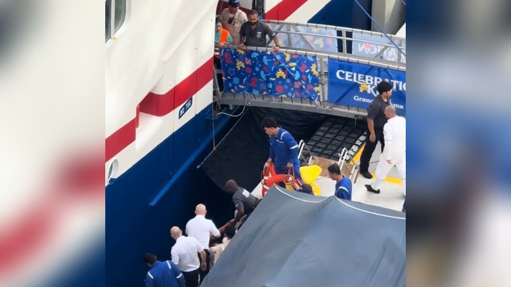 Fell off the pier: Mother jumps after her little daughter