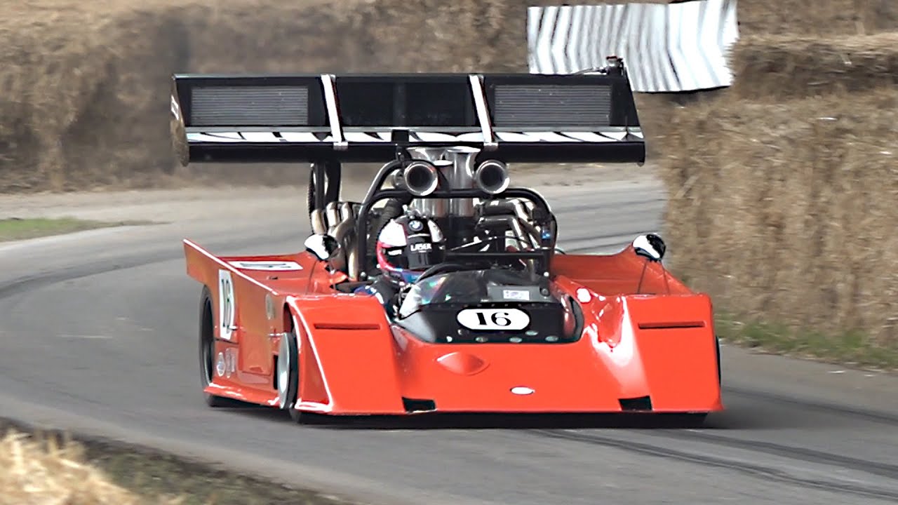 A Shadow Can-Am car pushing big block power to the limit