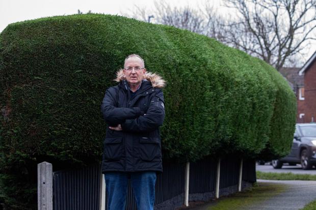 Wirral grandad forced to cut down hedge after 'nosy neighbour' complains