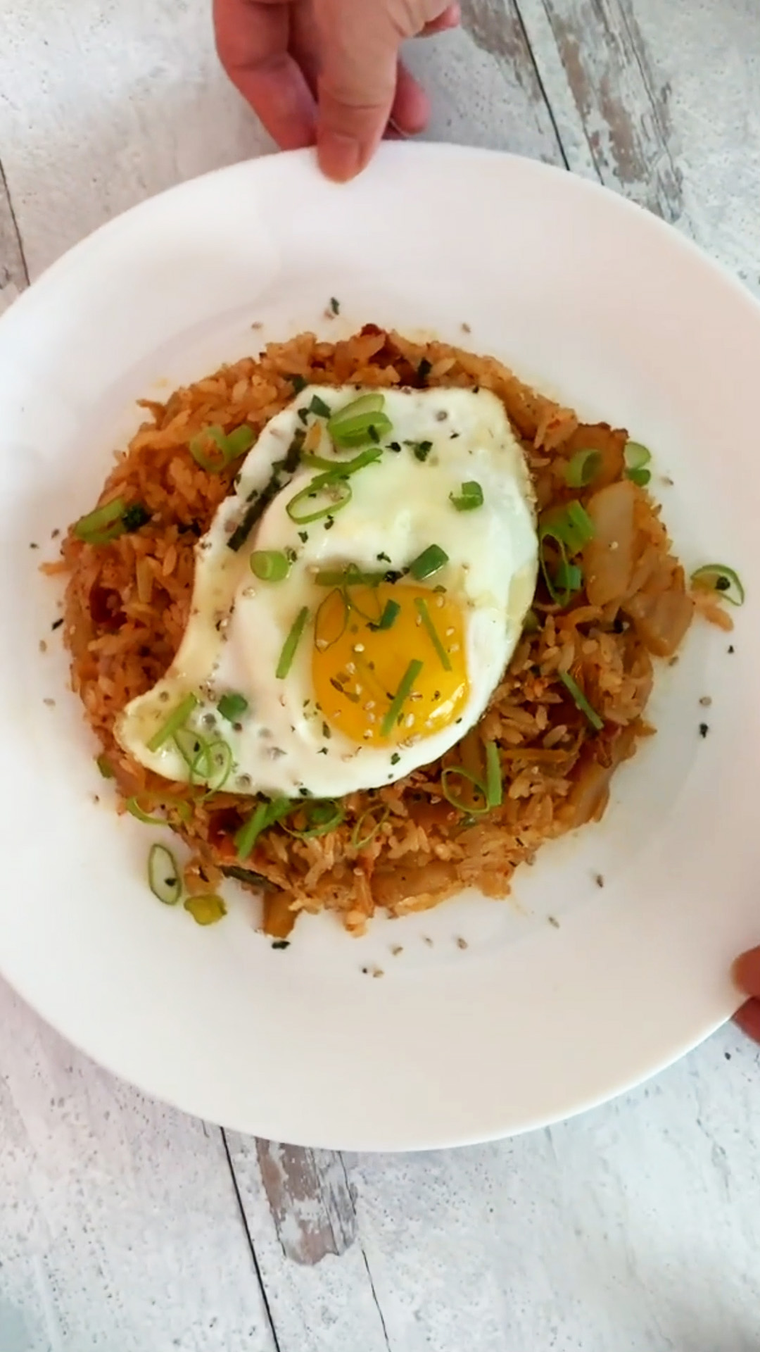 How to make kimchi fried rice fast