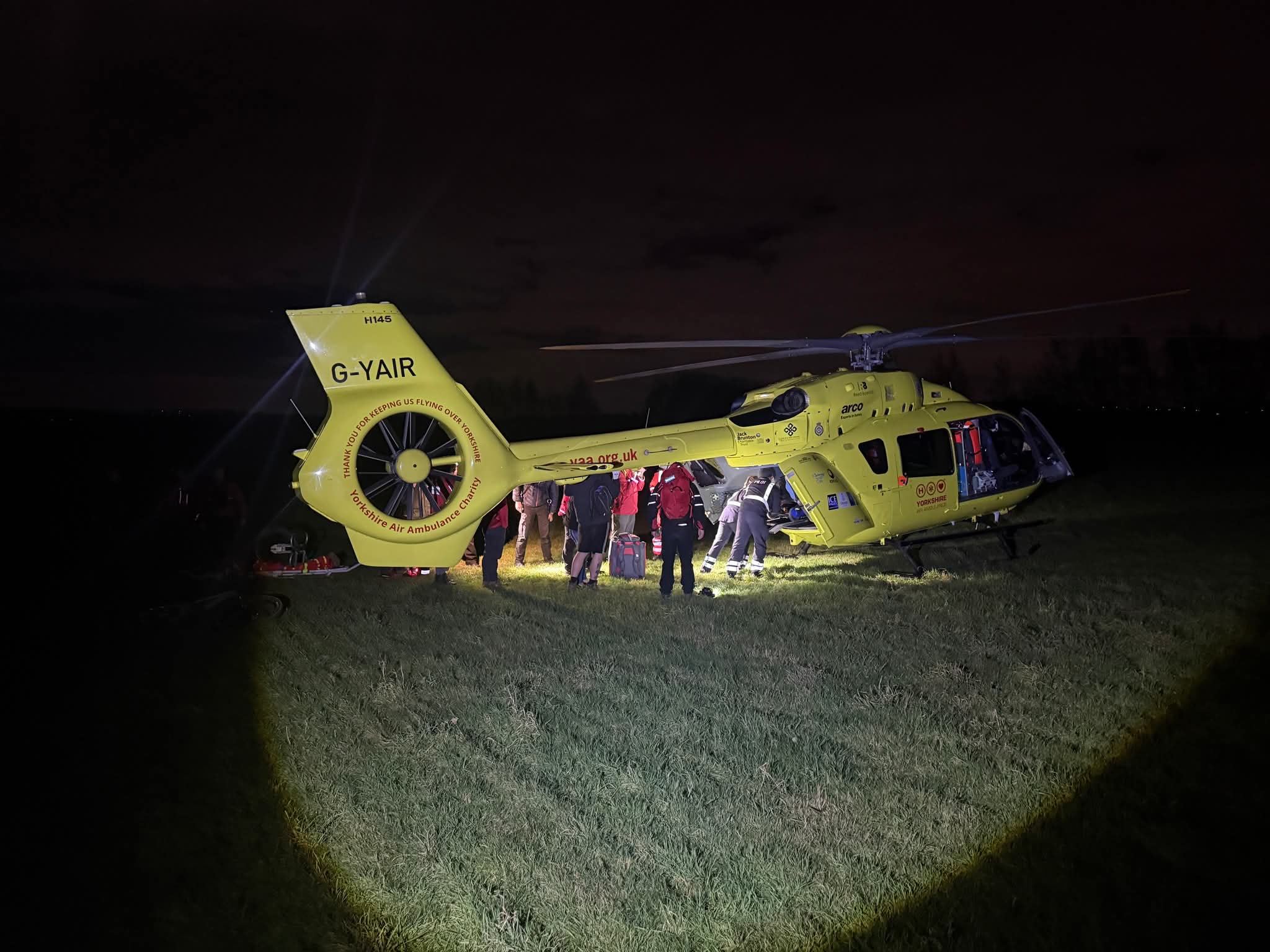 Cudworth Air Ambulance: Youngster airlifted to Sheffield Children's ...