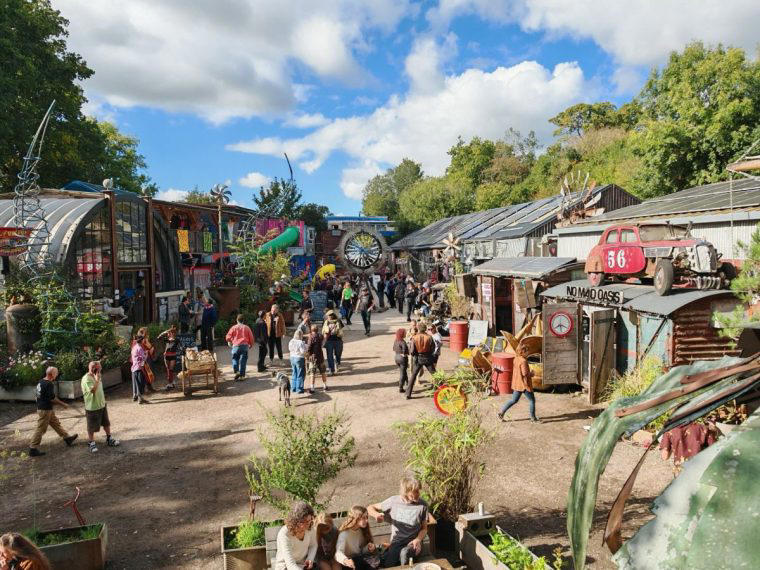 I left London for an artists’ community in rural Somerset – we build ...