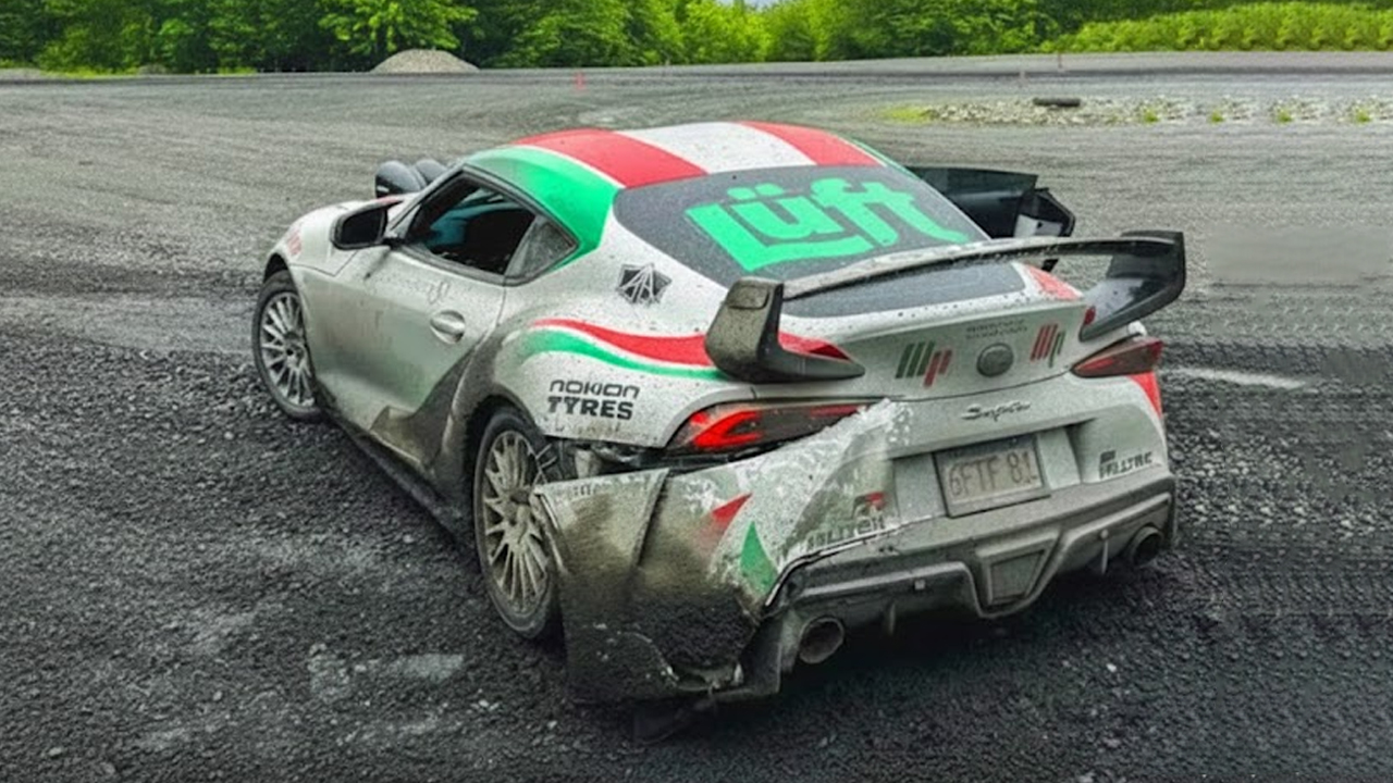 Pushing my rally Supra to its limits