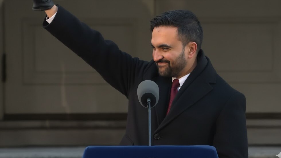 Did Zohran Mamdani make a Nazi salute? Massive row after speech video ...